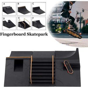 Toys | Fingerboard Skatepark Kit W 3 Finger Skateboard 6 Finger Deck ...